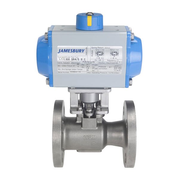 Valmet 6000 Flanged Ball Valve, 1-1/2in, CS