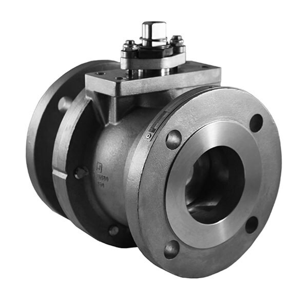 Valmet 9000 Flanged Ball Valve, 2in, PTFE, CS