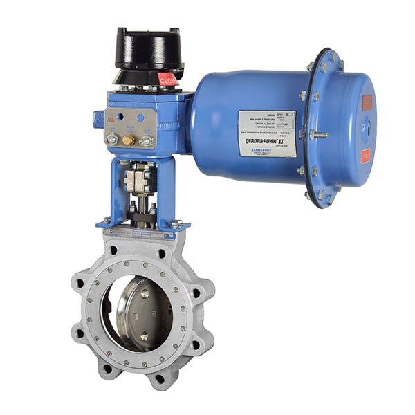 Valmet Butterfly Valve, SS, 4in, 300, WAFER